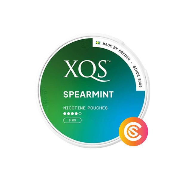 XQS Spearmint Strong Slim | Buy XQS Nicotine Pouches Online – Panda Snus